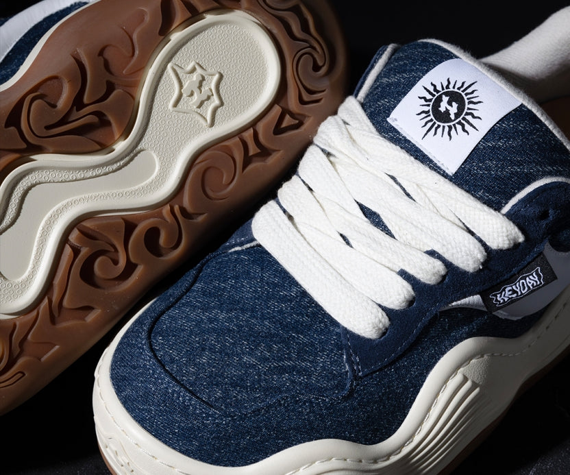 XHEYDAY Triple Wavy Denim